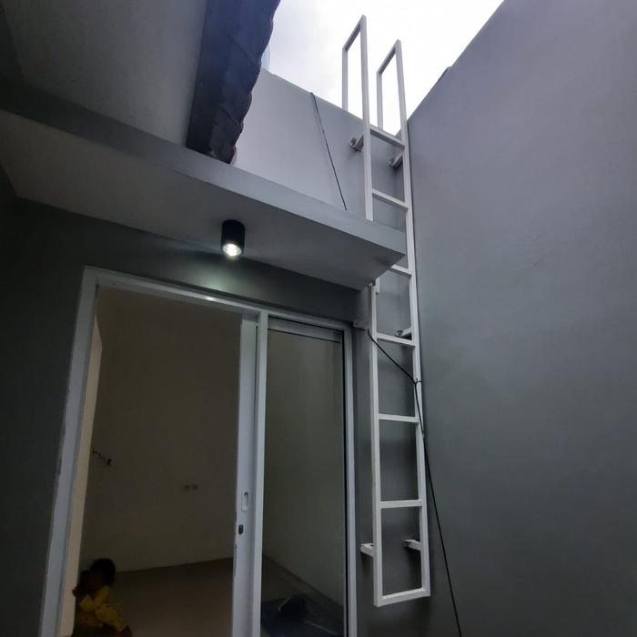 Jual tangga monyet tangga toren pipa galvanis minimalis putih - Kota ...