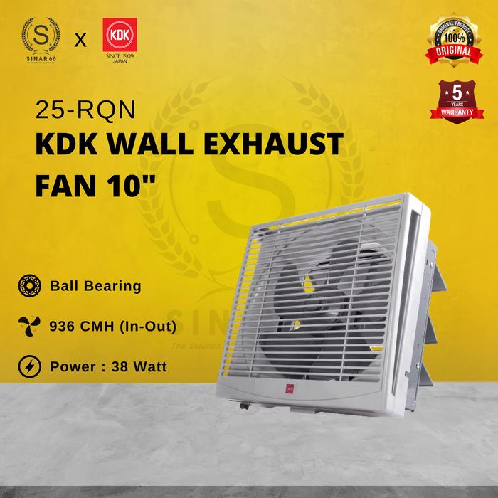 Jual KDK WALL EXHAUST FAN 10" 10 INCH 25RQN 25 RQN - Kota Tangerang ...