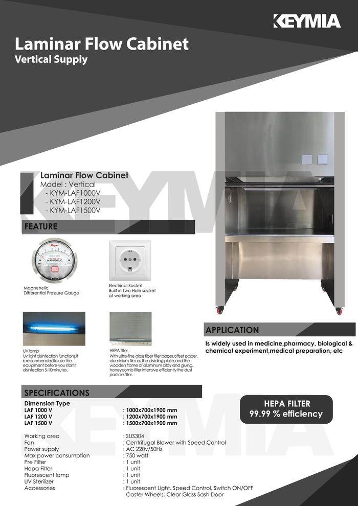 Jual LAF Laminar Air Flow Cabinet 1000 Stainless - Jakarta Timur ...