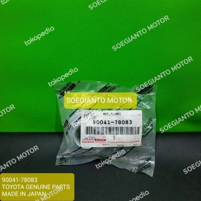 Jual 90041-78083 ORI TOYOTA NUT FLANGE MUR AS RODA DEPAN AVANZA F65 ...