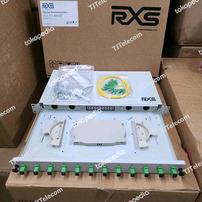 Jual ODF rack / Optical terminal Box / OTB 12Core rackmount SC apc ...