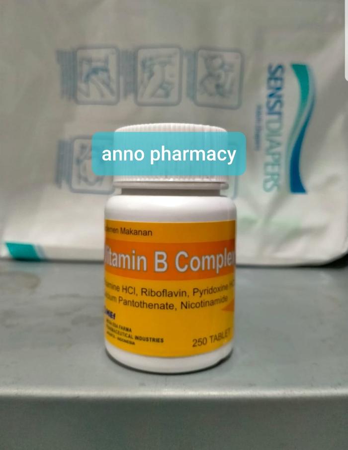 Jual vitamin b complex kompleks Mef isi 250 tablet bcomplex - Jakarta ...