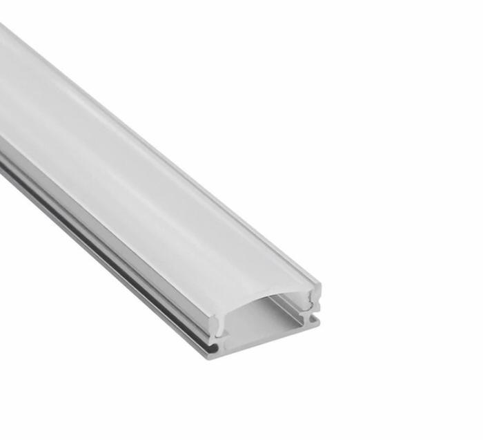 Jual Dudukan Kap Led Strip 2 Meter Per Batang Aluminium Acrylic Cover ...