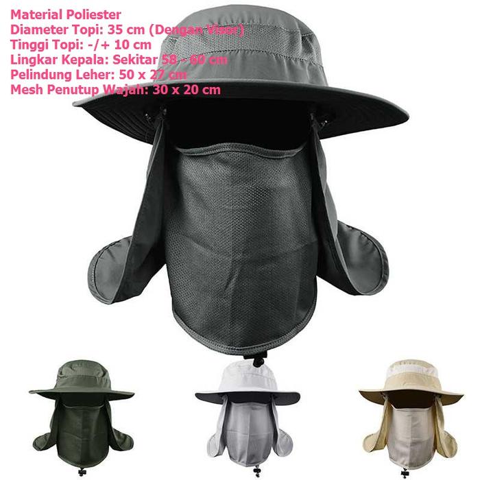 Jual BJJ Topi Gunung Dengan Penutup Wajah Tebal Nyaman Dipakai Murah - Jakarta Barat - Gading ...