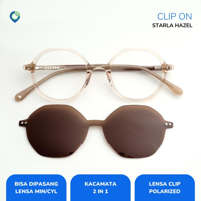Promo zonakacamata - Clip On ZK Starla Hazel - Frame Kacamata - Pria/Wanita Cicil 0% 3x - Kota ...
