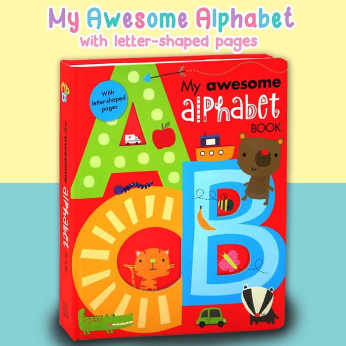 Jual My Awesome Books with fun & shaped pages (Alphabet dan Counting ...