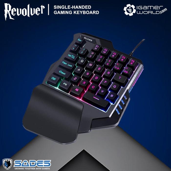 Jual Keyboard Gaming Sades Single-Hand Revolver TS-36 / TS36 Macro One ...