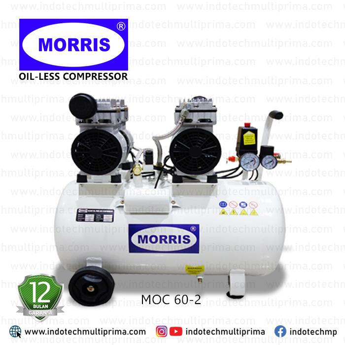 Jual Morris Oil-Less Compressor Kompressor 9 24 dan 60 Liter MOC Grs 12 ...