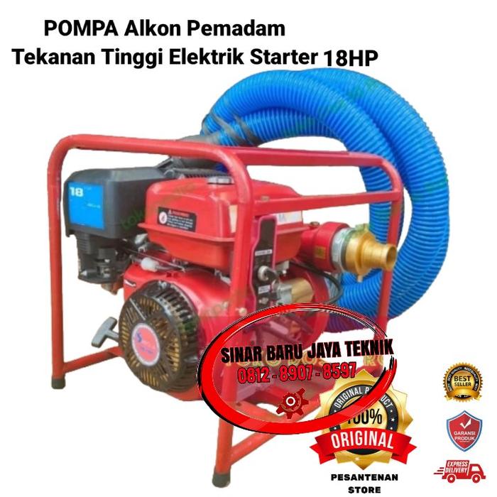 Jual mesin pompa pemadam kebakaran 3 inch ||18 HP Elektrik Starter ...