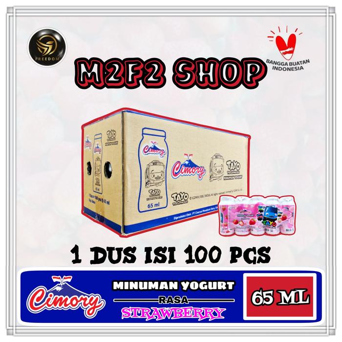 Jual Yogurt Cimory Drink Mini Stroberi | Strawberry - 65 ml (Harga Karton) - Jakarta Pusat ...