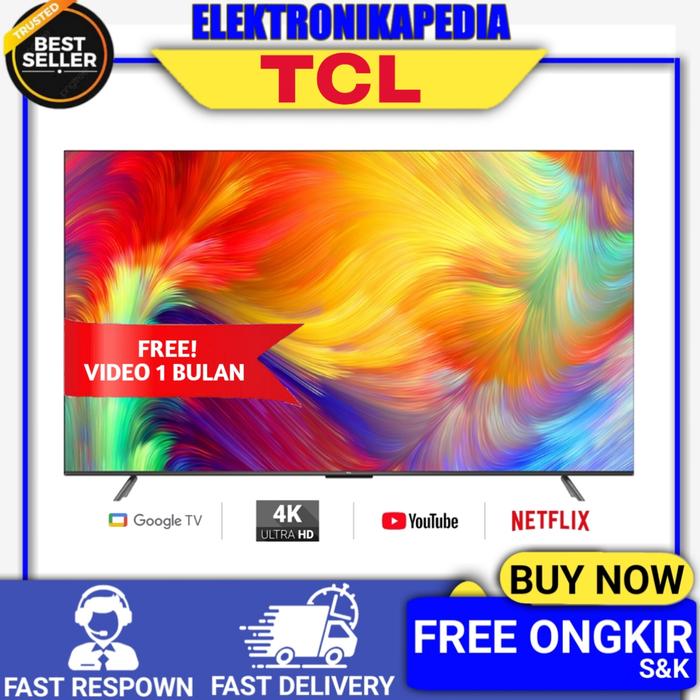Jual TCL 43P735 P735 SMART TV 43 INCH GOOGLE TV DIGITAL 4K UHD DOLBY VISION - Kota Bekasi ...