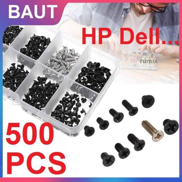 Jual Baut Laptop Set Paket 500pcs Screw Lengkap Netbook Notebook Kit ...