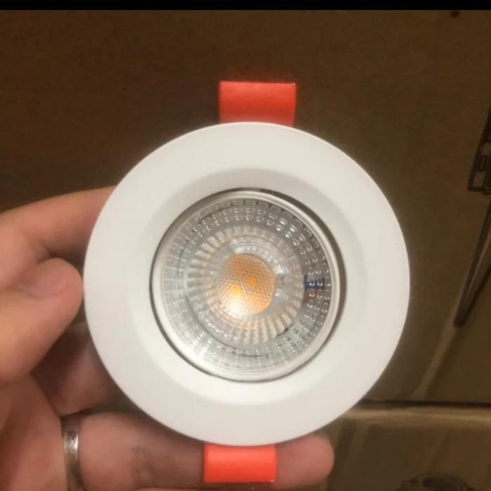 Jual Lampu downlight led panel 3mata 3 watt led plafon ceiling 3watt ...