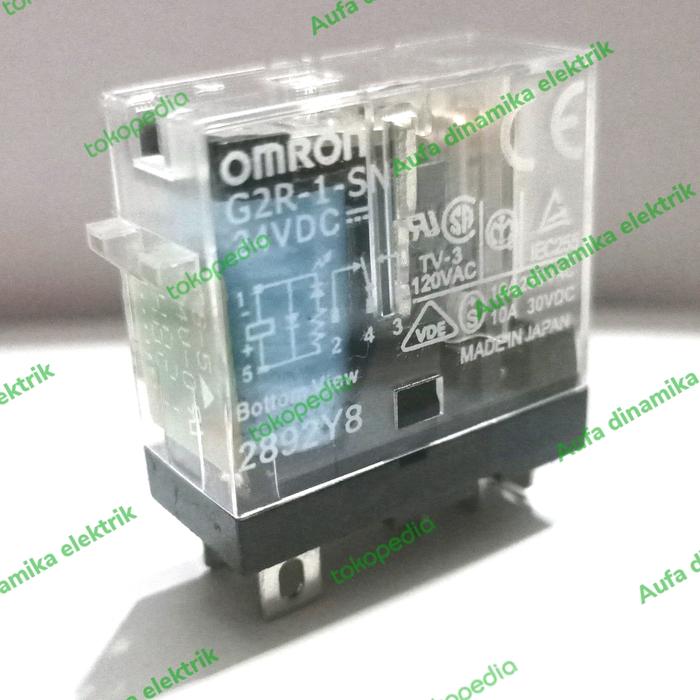 Jual G2R-1-SN 24vdc relay omron G2R 1 sn - Kab. Bogor - Aufa dinamika elektrik | Tokopedia
