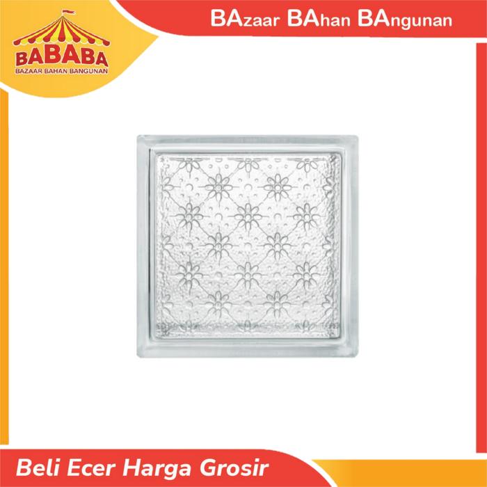 Jual GLASS BLOCK / GLASS BLOCK KACA MULIA 1 DUS ISI 6 PCS UKURAN 20X20 ...