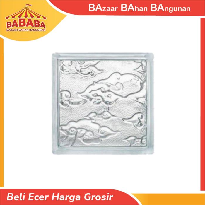 Jual GLASS BLOCK / GLASS BLOCK KACA MULIA 1 DUS ISI 6 PCS UKURAN 20X20 ...