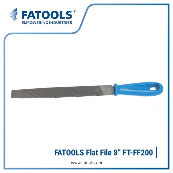 Jual FATOOLS FF200 Flat File W/ Handle 8" Pengikir Kikir Besi Lurus ...