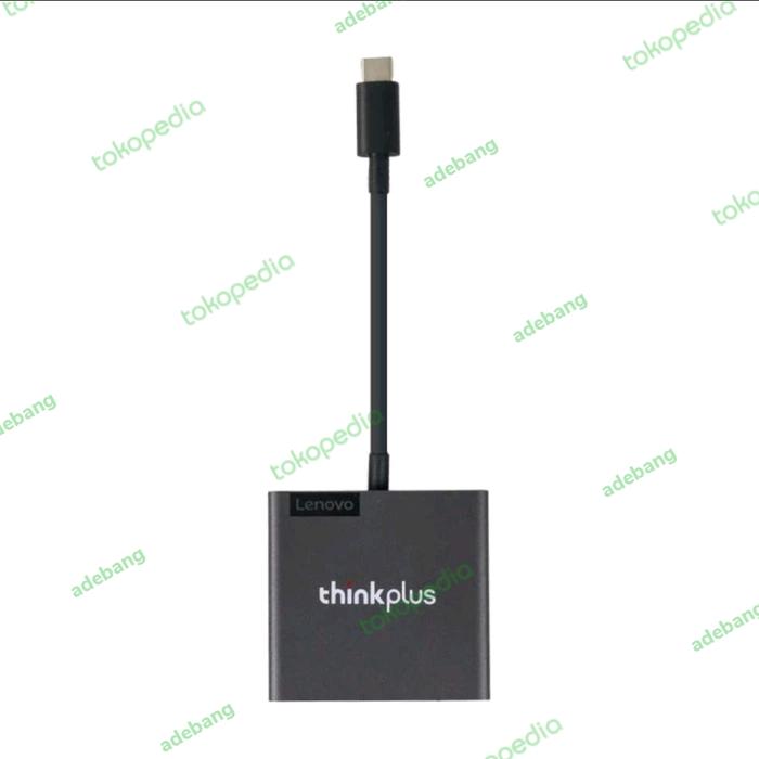 Jual Lenovo Thinkplus Type C To HDMI VGA & USB Adapter - Jakarta Pusat - adebang | Tokopedia