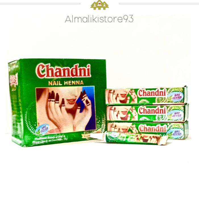 Jual Henna/pacar Kuku Henna Chandani Nail/1 Lusin 100%original Pakistan ...