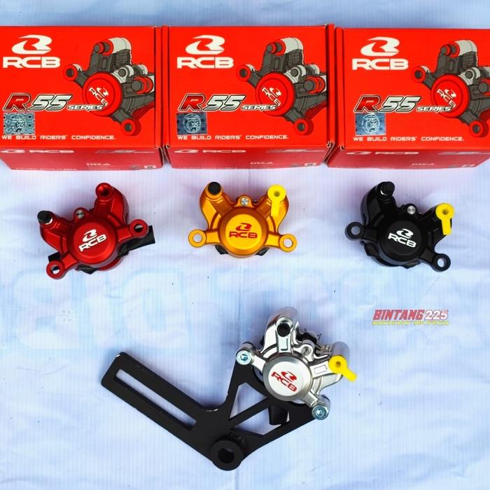 Jual kaliper belakang RCB 2P lengkap breket ninja 150 R15 V3 Ninja ...