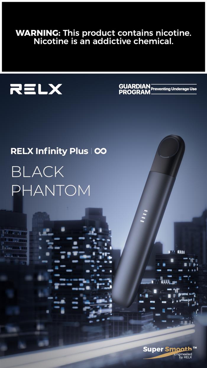 Jual RELX Infinity Plus Black Phantom - Kab. Tangerang - Relx Point | Tokopedia