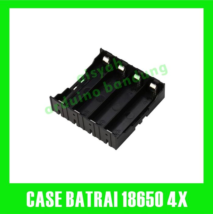 Promo Holder Baterai Case Battery Kotak Baterai For 4 X 18650 Plat 4 ...