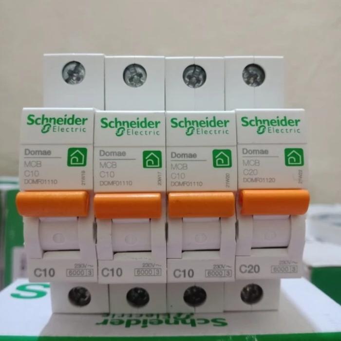 Jual MCB SCHNEIDER 1P 6A 10A 16A 20A DOMAE ORIGINAL - Jakarta Pusat - ABBASY ELECTRIC | Tokopedia