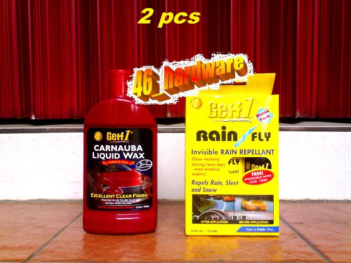 Jual Getf1 CARNAUBA LIQUID WAX OBAT POLES CAT MOBIL 500ml RAIN FLY ...