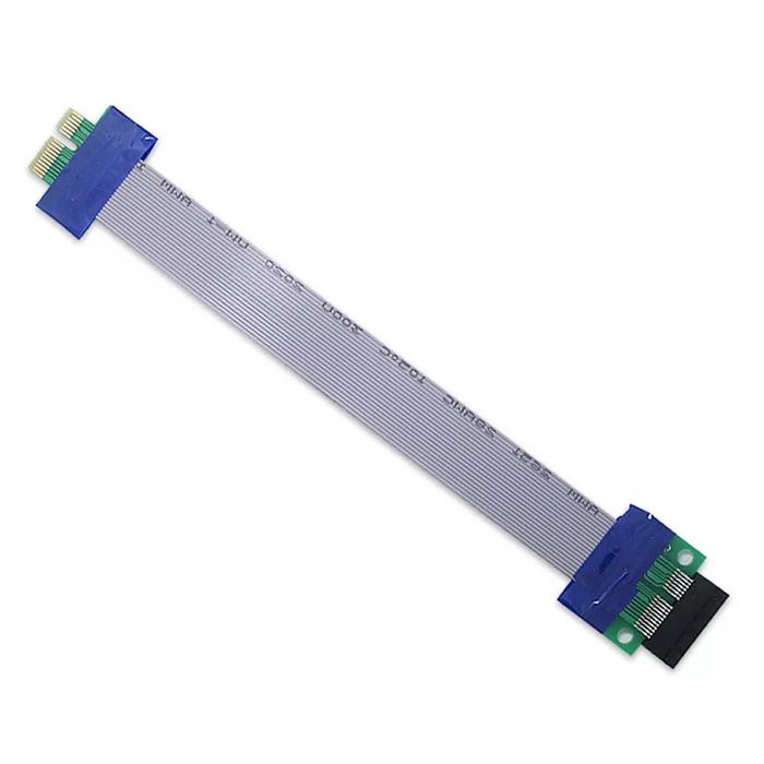 Jual pcie x1 to x1 riser extension cable flexibel extender pci express ...