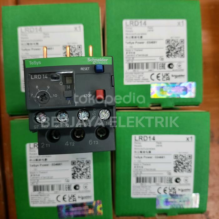 Jual LRD14 THERMAL OVERLOAD RELAY 7A-10A LRD 14 SCHNEIDER - Jakarta ...
