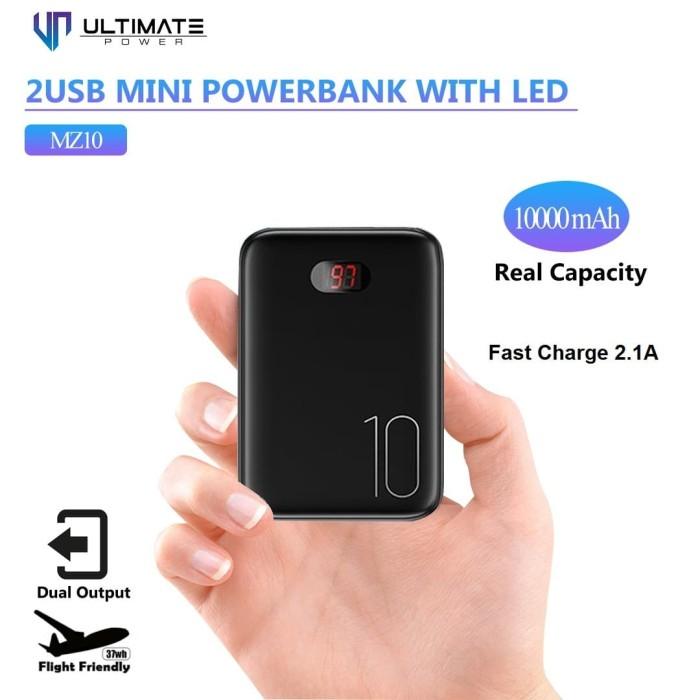 Promo Ultimate Dual Usb Mini Digital Powerbank 10000mah MZ10 - Jakarta ...
