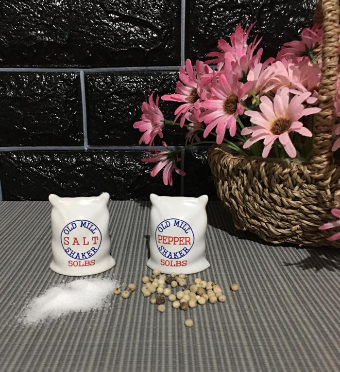 Jual Tempat dan wadah lada bumbu lucu salt pepper shaker set - Jakarta ...