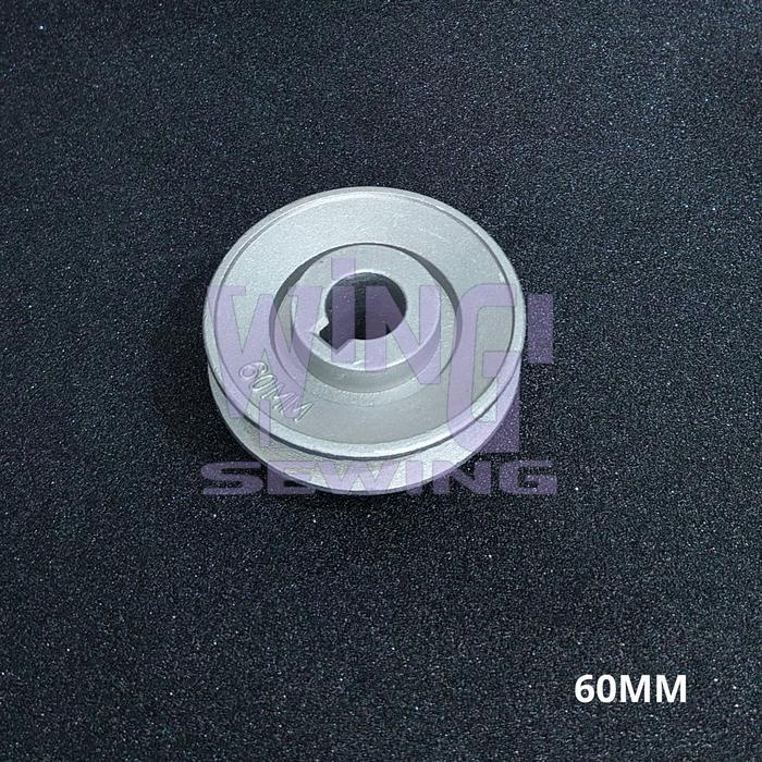Jual Poli 60mm Pulley Poly Dinamo Mesin Jahit Obras dan Industri Jarum ...