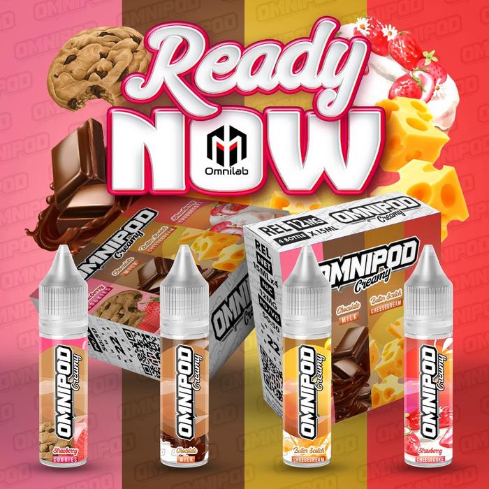 Jual Omnipod CREAMY Pods Friendly Pack Edition 4x15ML - Liquid Omni Pod ...