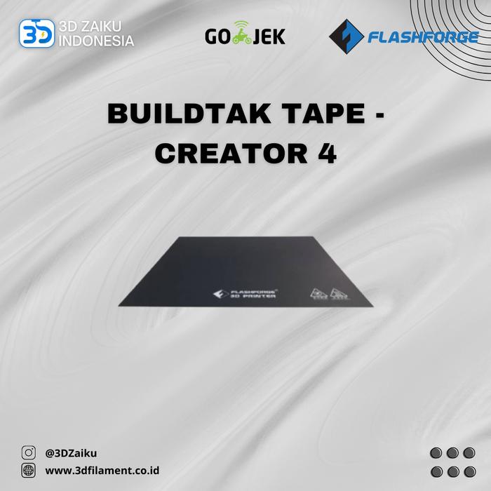 Jual Flashforge Creator 4 Build Plate Sticker Buildtak Platform Tape ...