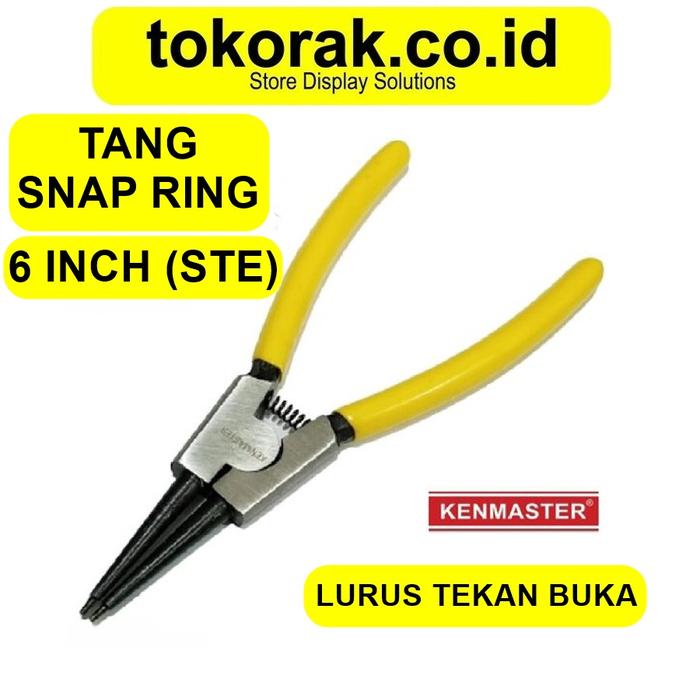 Jual TANG SNAP RING 6 INCH KENMASTER TANG CIRCLIP LURUS TEKAN BUKA (STE ...