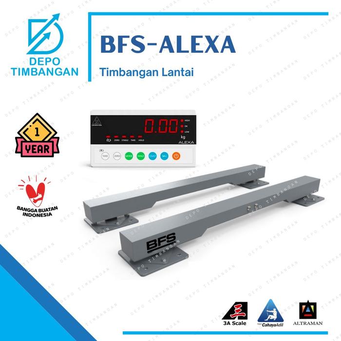 Jual Timbangan Lantai BFS (Bar Floor Scale) ALEXA Indikator Digital 2 ...