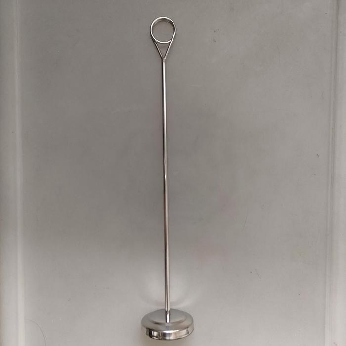 Jual menu card holder 30 cm bulat table number stand tiang menu meja ...