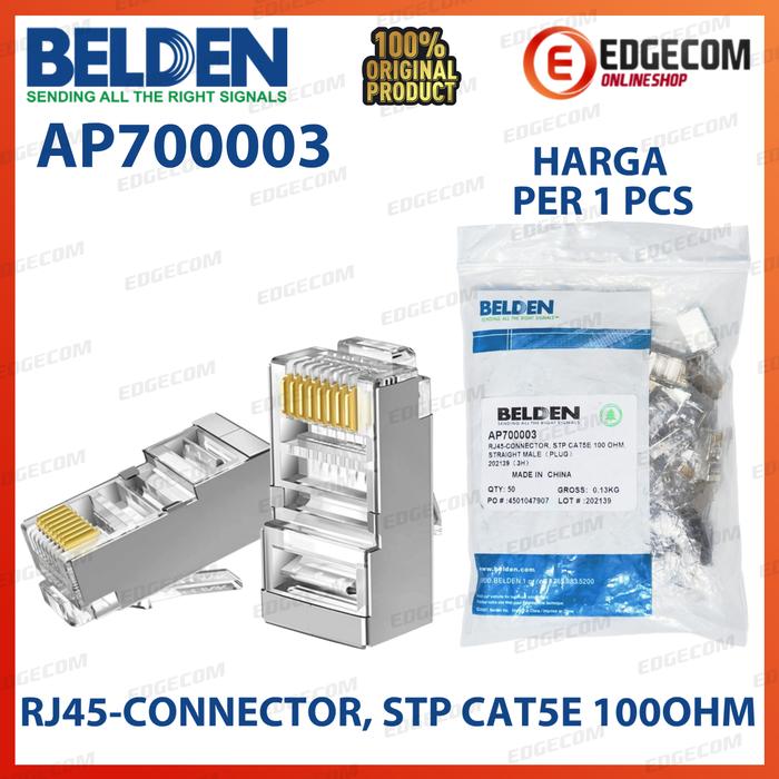 Jual Konektor RJ45 Cat5e STP AP700003 BELDEN ORIGINAL Perpcs / Satuan ...