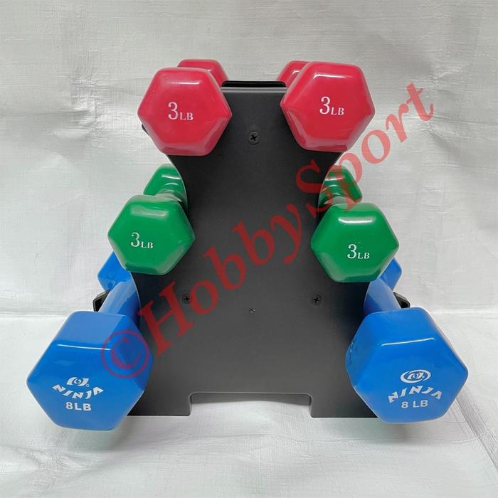 Jual Rak Dumbel 3 Tingkat M Sedang Tempat Barbel Set Beban Rack Dambel ...