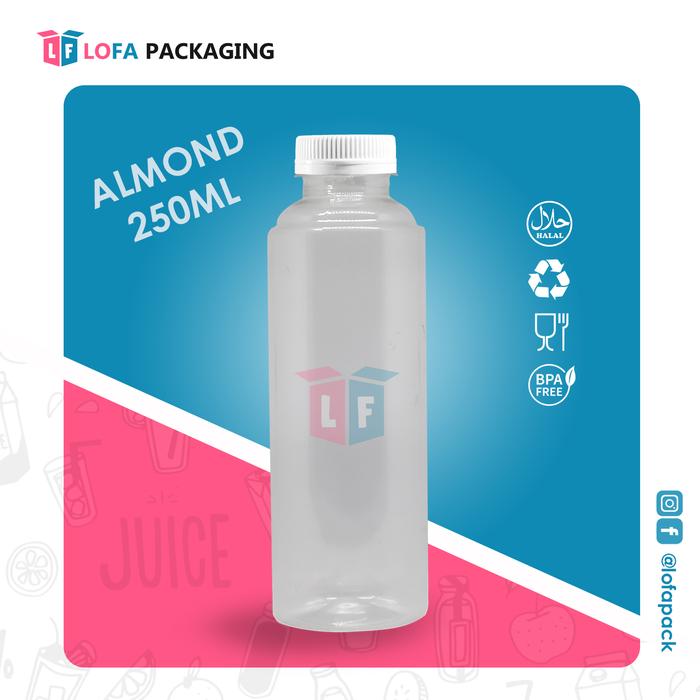 Jual Botol Almond 250ml / Botol Susu / Botol Jelly / Botol Kopi - Hijau ...