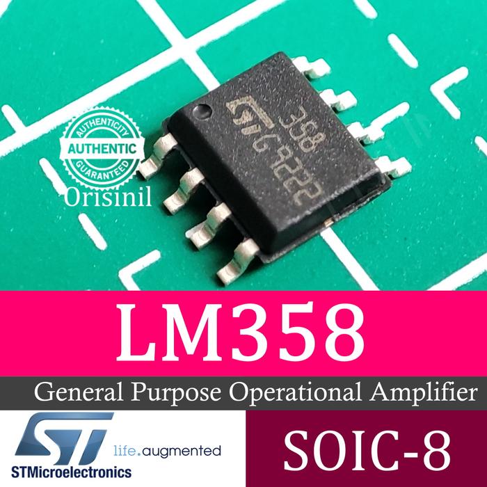 Jual ORIGINAL Operational Amplifier LM358DT LM358 SOIC-8 STMicroelectronics - Kota Depok - Lisu ...