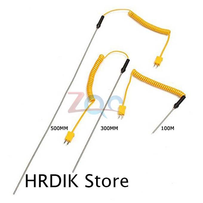Jual Probe Thermocouple K-Type 50cm Sensor Thermometer Stick Termometer ...