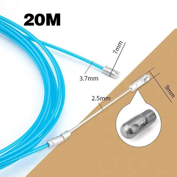 Jual Nylon Cable Puller Penarik Kabel Trekper Kabel 15 20 Meter - 20m ...