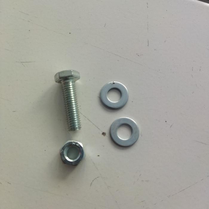 Jual baut+mur+ring ver+ ring plat galvanis, m8x30 kunci 13 - Kab ...