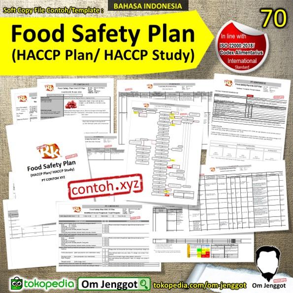 Jual [Softcopy] Contoh Food Safety Plan (HACCP Plan/ HACCP Study) - Kab. Bekasi - Om Jenggot ...