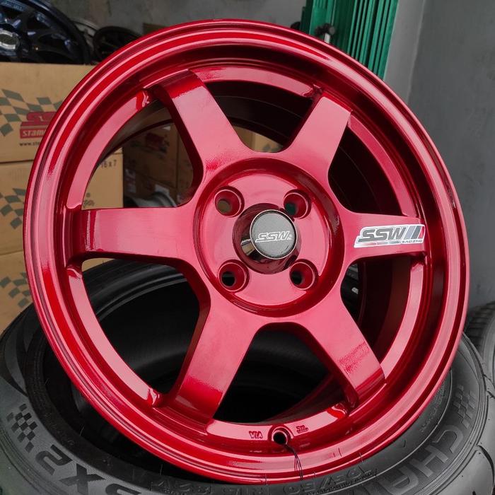 Jual velg TE 37 By SSW Indonesia R15 Pcd 4*100 lebar 6½ ET 40 - Jakarta ...