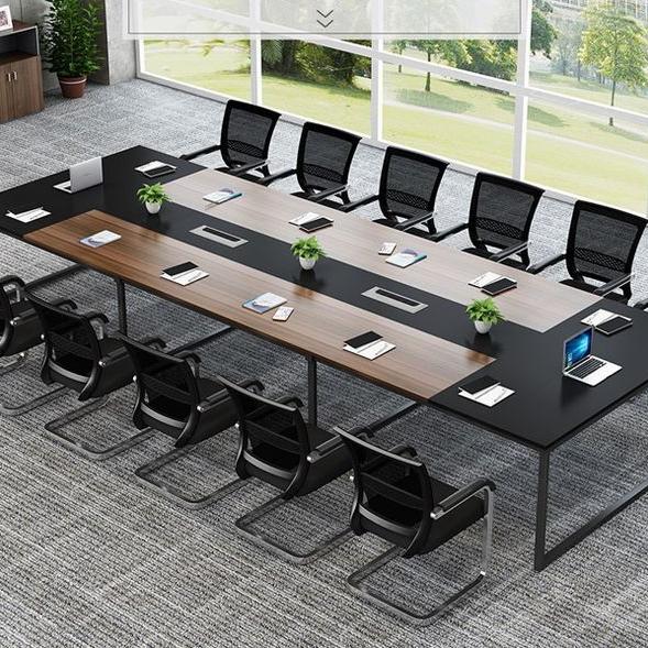 Jual meja meeting besar / Meja rapat kantor Uk:280 x 100 x 75 x 3 cm ...