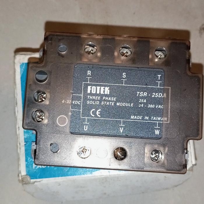 Jual fotek three phase solid state relay tsr-25da 24-380VAC - Kota Semarang - csc teknik | Tokopedia