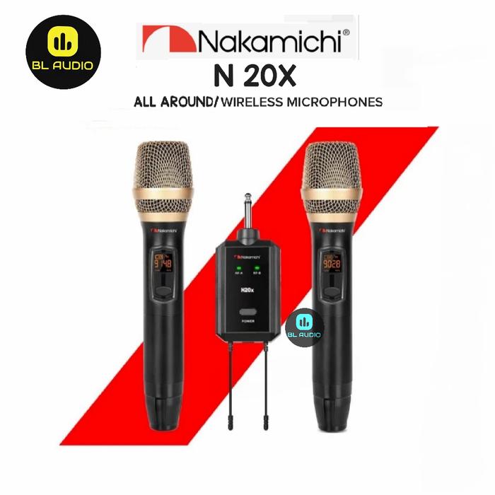 Jual Nakamichi N20X N 20X N20 X Microphone Wireless 2 Channel - Jakarta ...